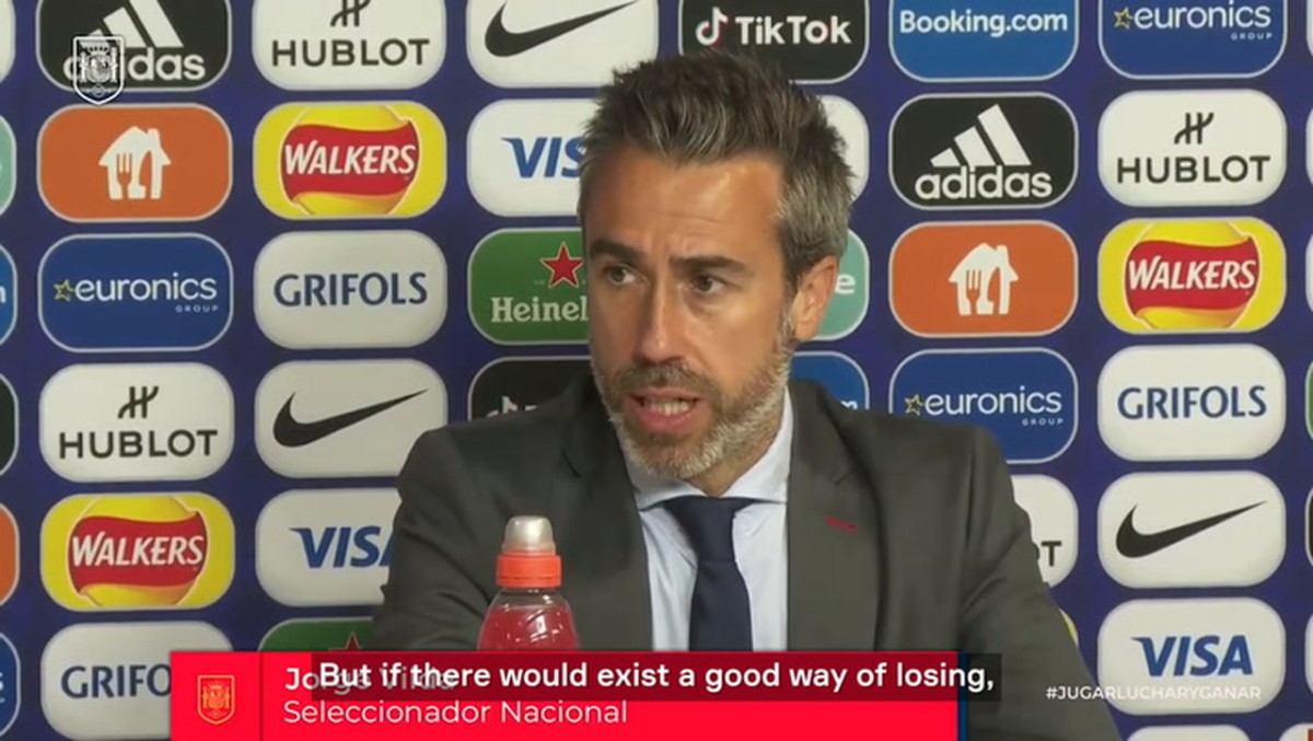 Spain Women head coach Jorge Vilda on 2-1 loss vs England - Soccer ...
