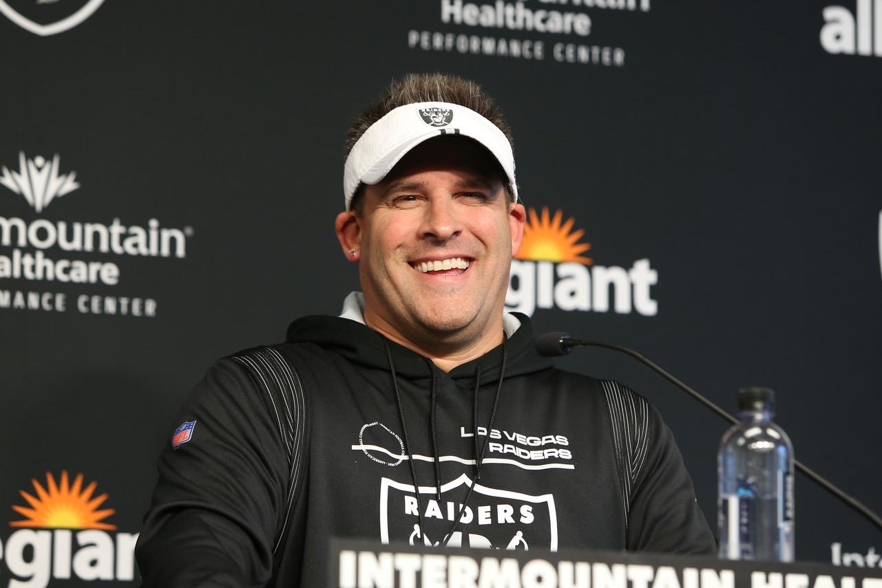 Josh McDaniels opens first training camp leading Las Vegas Raiders ...