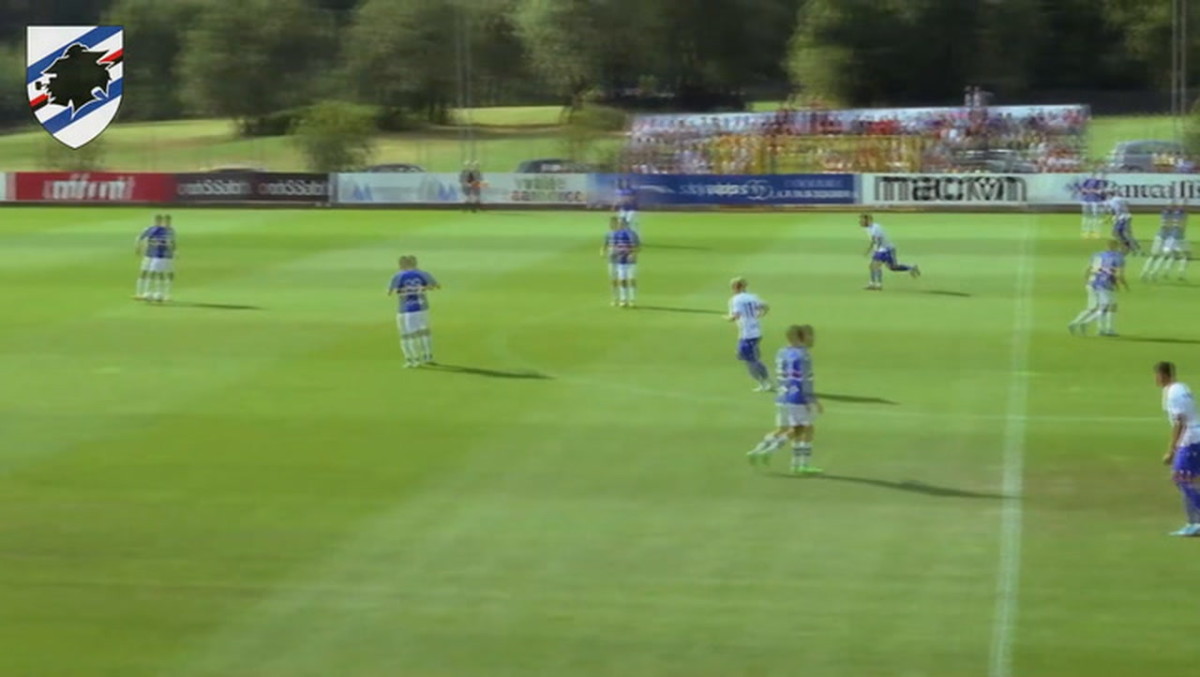 Sampdoria: An intense training match ends in a 2-2 draw - Soccer ...