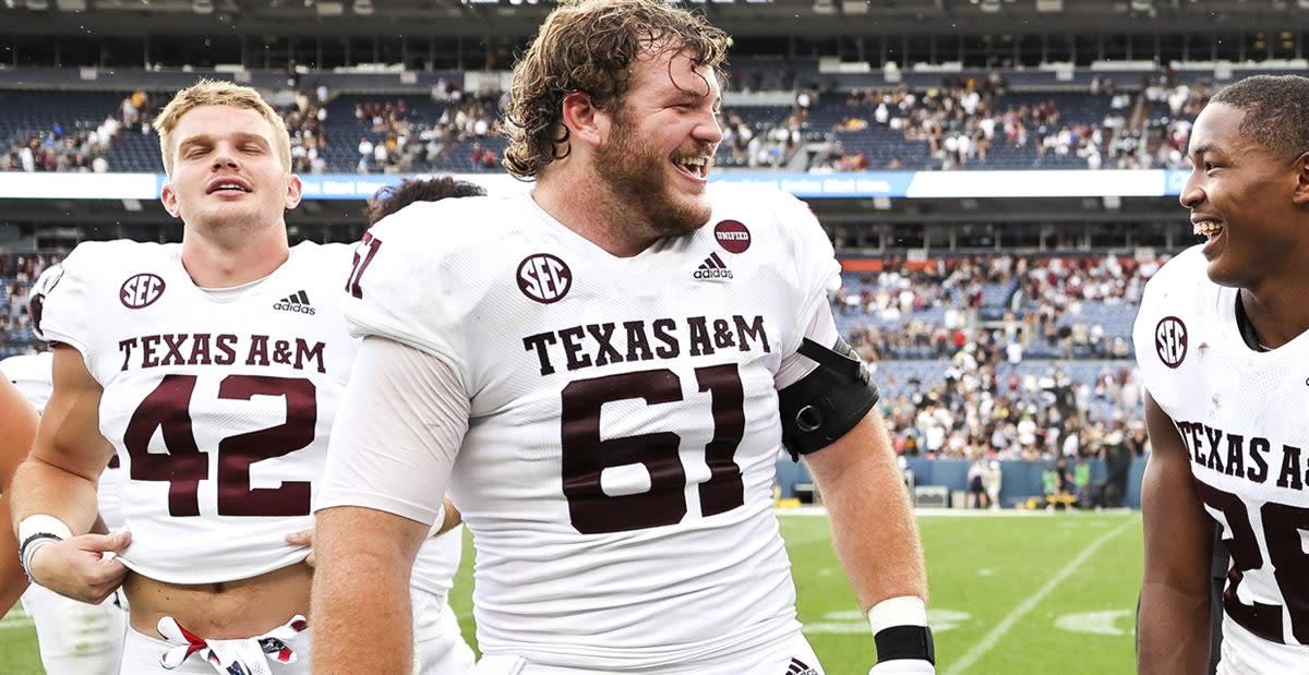 Texas A&M Aggies Center Bryce Foster Named to Rimington Trophy Watch ...