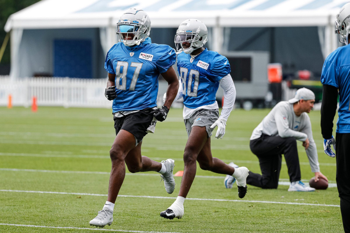 Detroit Lions NFL training camp highlight Quintez Cephus - Sports ...