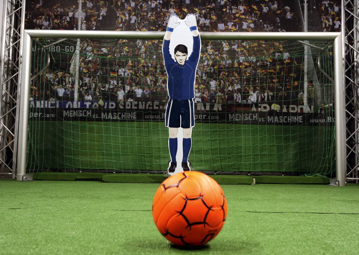Watch robot goalkeeper save Lionel Messi penalty - Futbol on FanNation