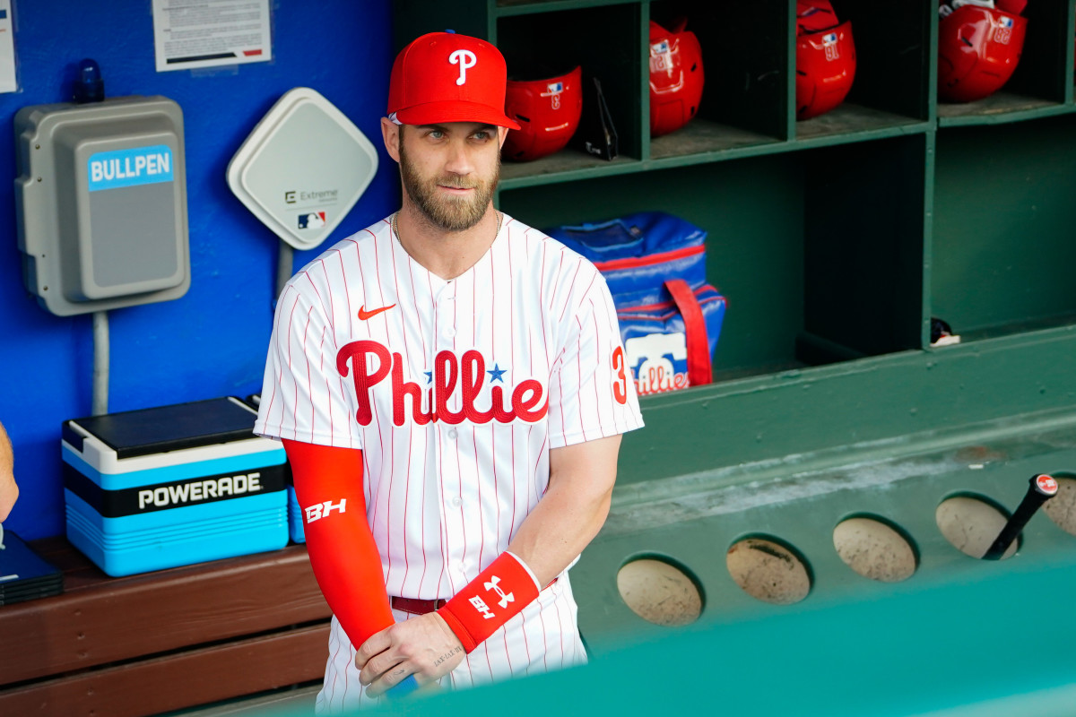 Report: Philadelphia Phillies Bryce Harper Begins Throwing, Hitting ...