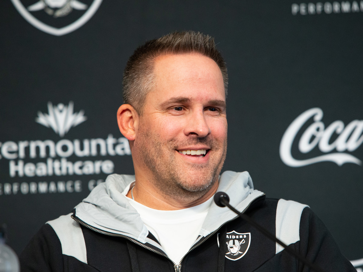 Josh McDaniels is pleased with the progress of the Las Vegas Raiders ...