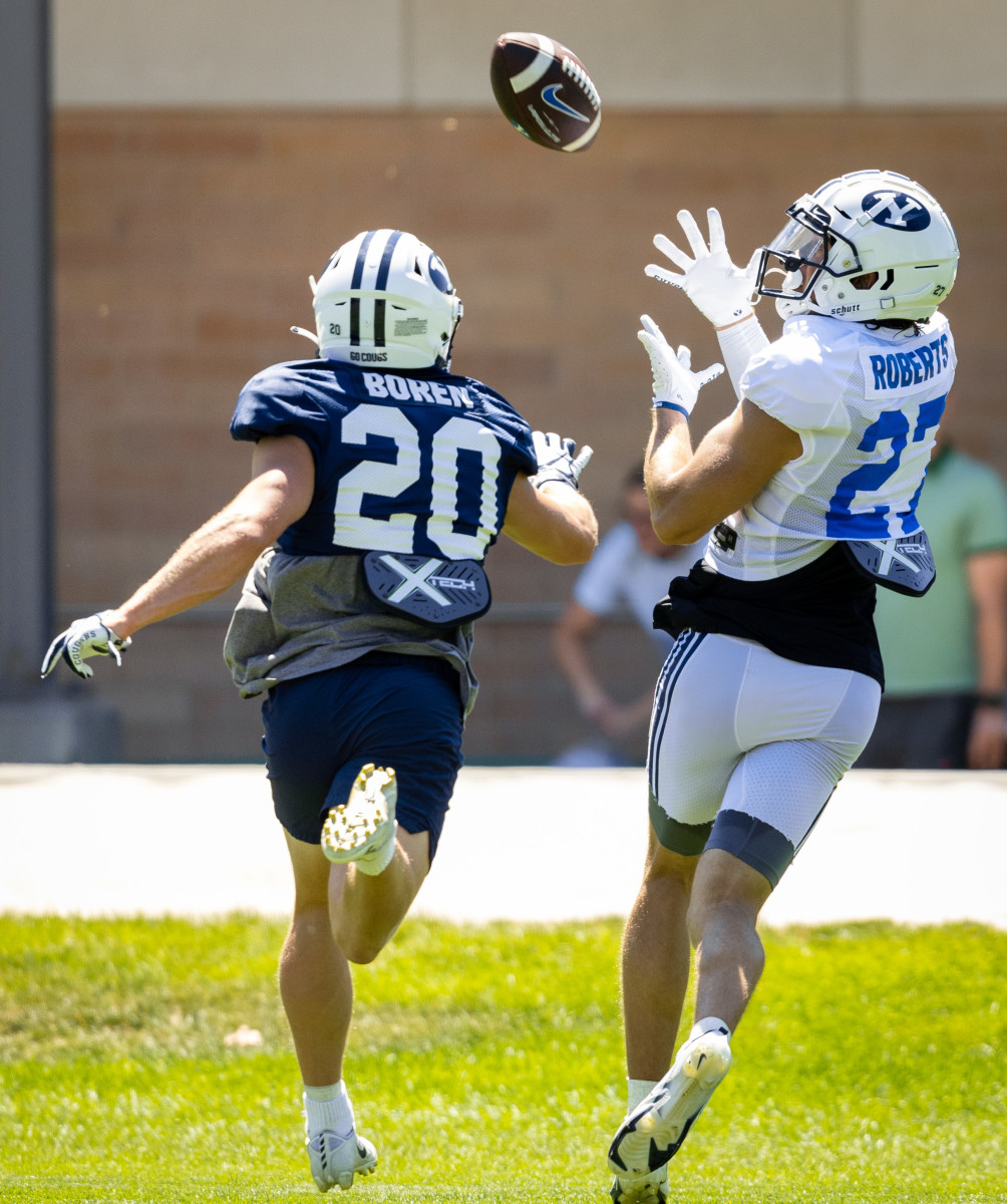 Watch: BYU Quarterback Jaren Hall Throws Long Touchdown to Chase ...