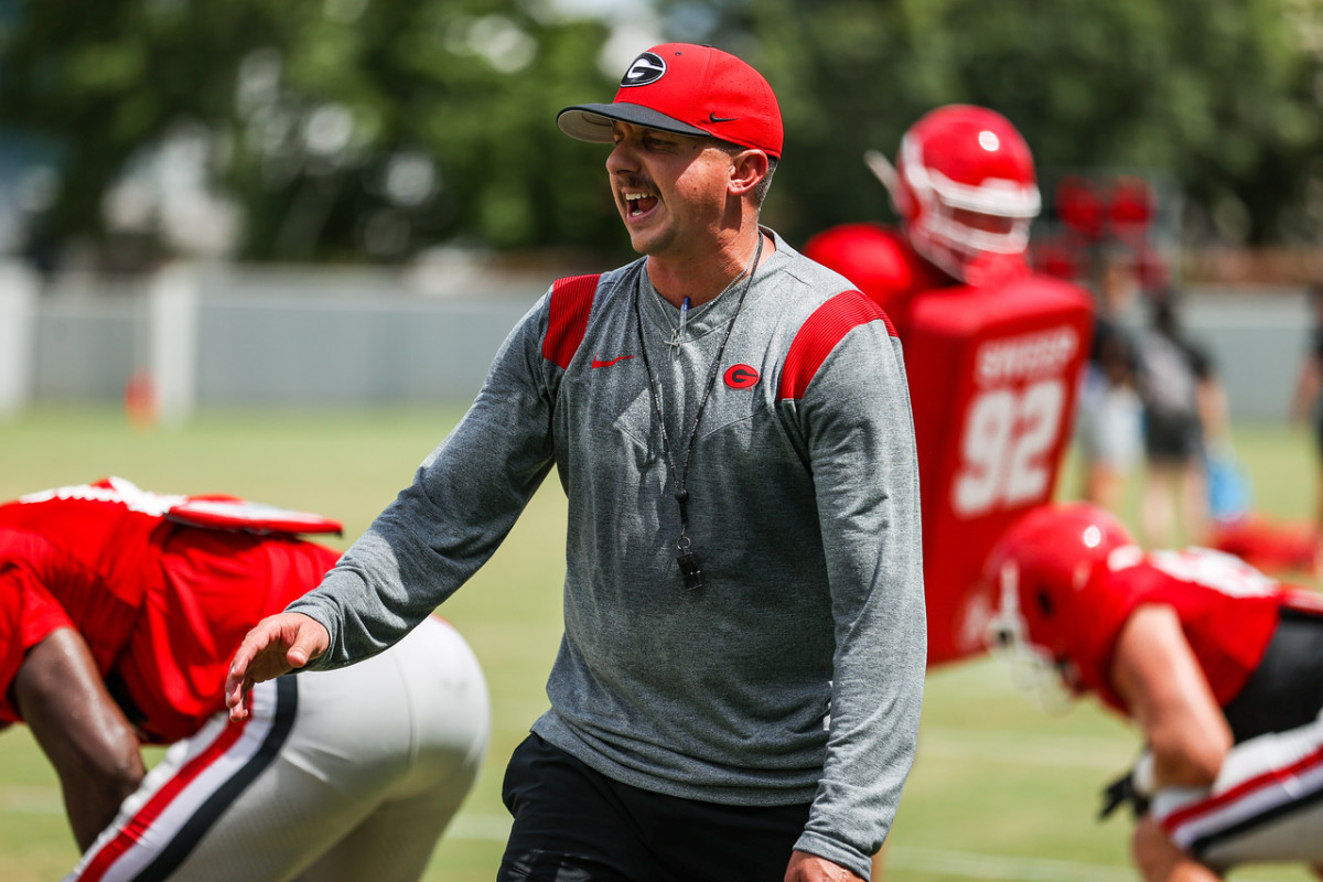 Georgia Football Photos from First Day in Pads - Sports Illustrated ...