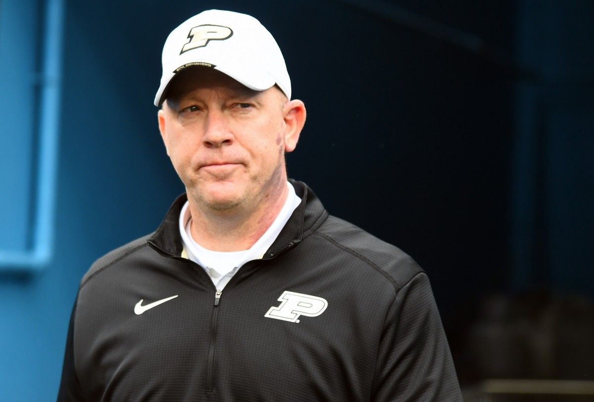 Purdue Football Coach Jeff Brohm Racaps Fall Camp Scrimmage - Sports ...
