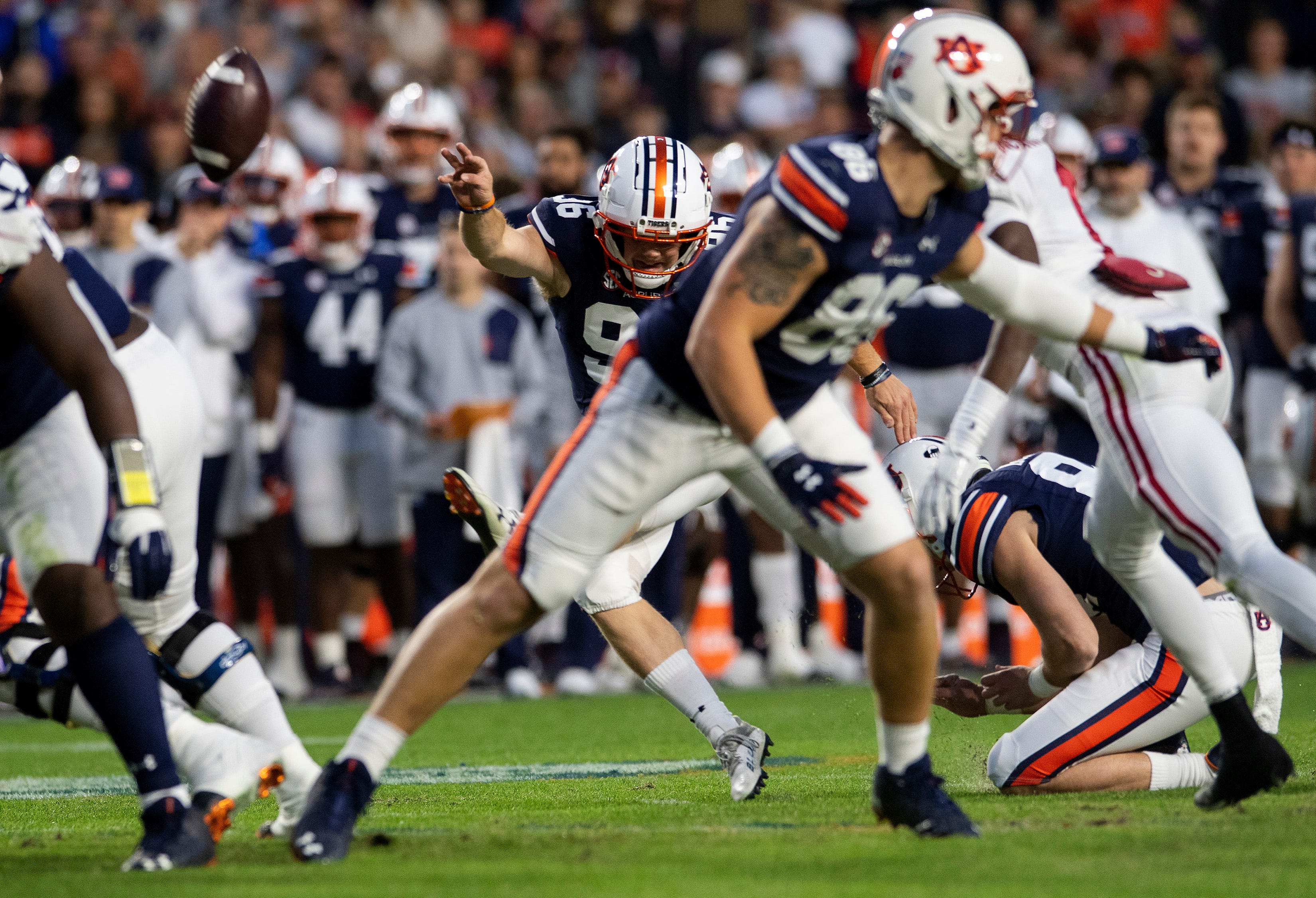 Auburn football kicker Ben Patton has entered the transfer portal ...