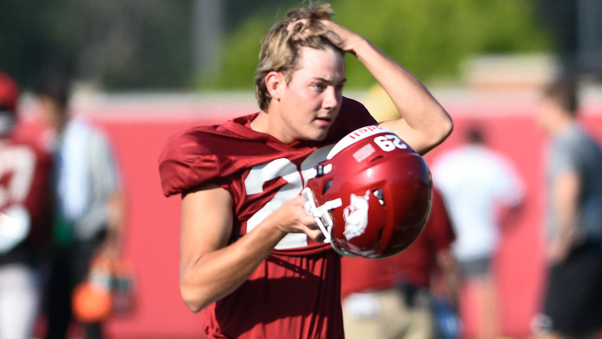 Razorbacks' Cam Little Not Worried About Kicking Off, but Better ...