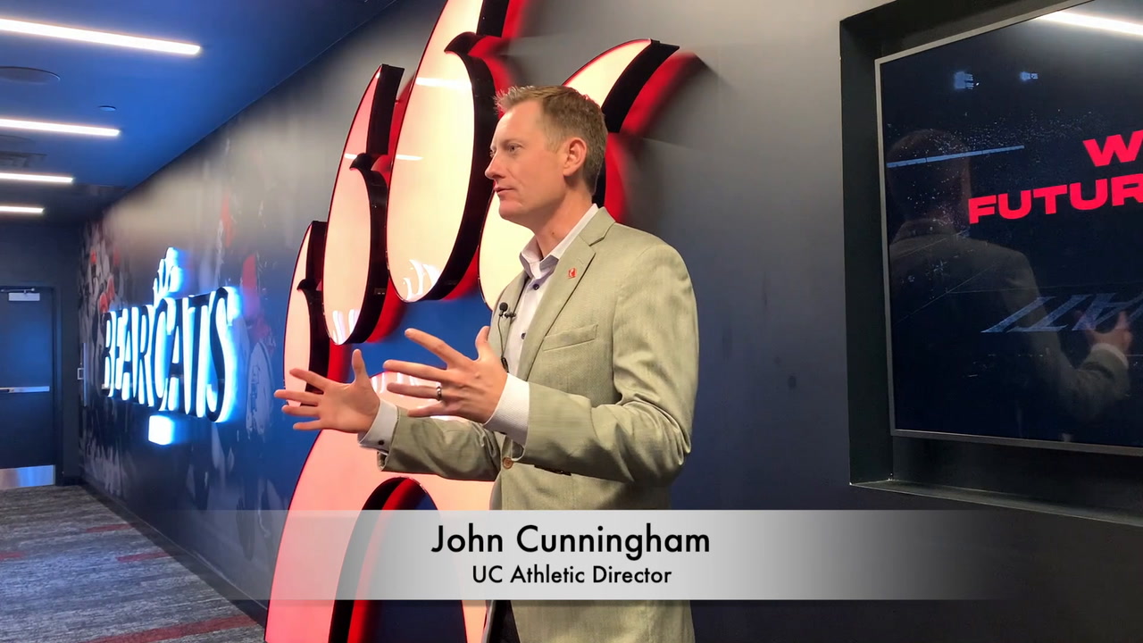 John Cunningham Discussing UC Football Locker Room Renovation - All ...