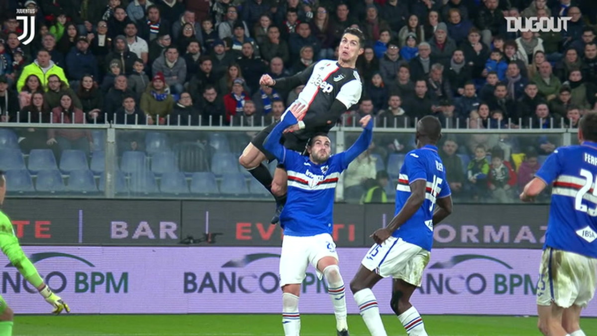 Cristiano Ronaldo’s incredible header against Sampdoria - Soccer ...