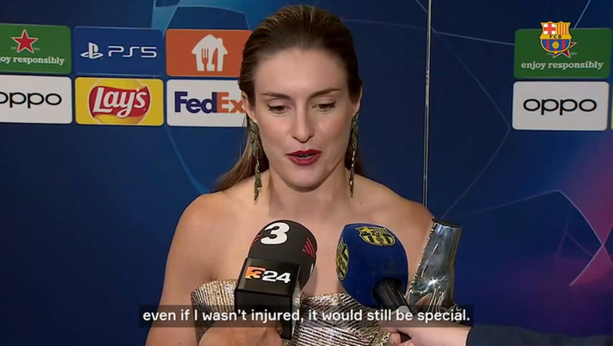 Alexia Putellas on winning Player of the Year award and her recovery ...