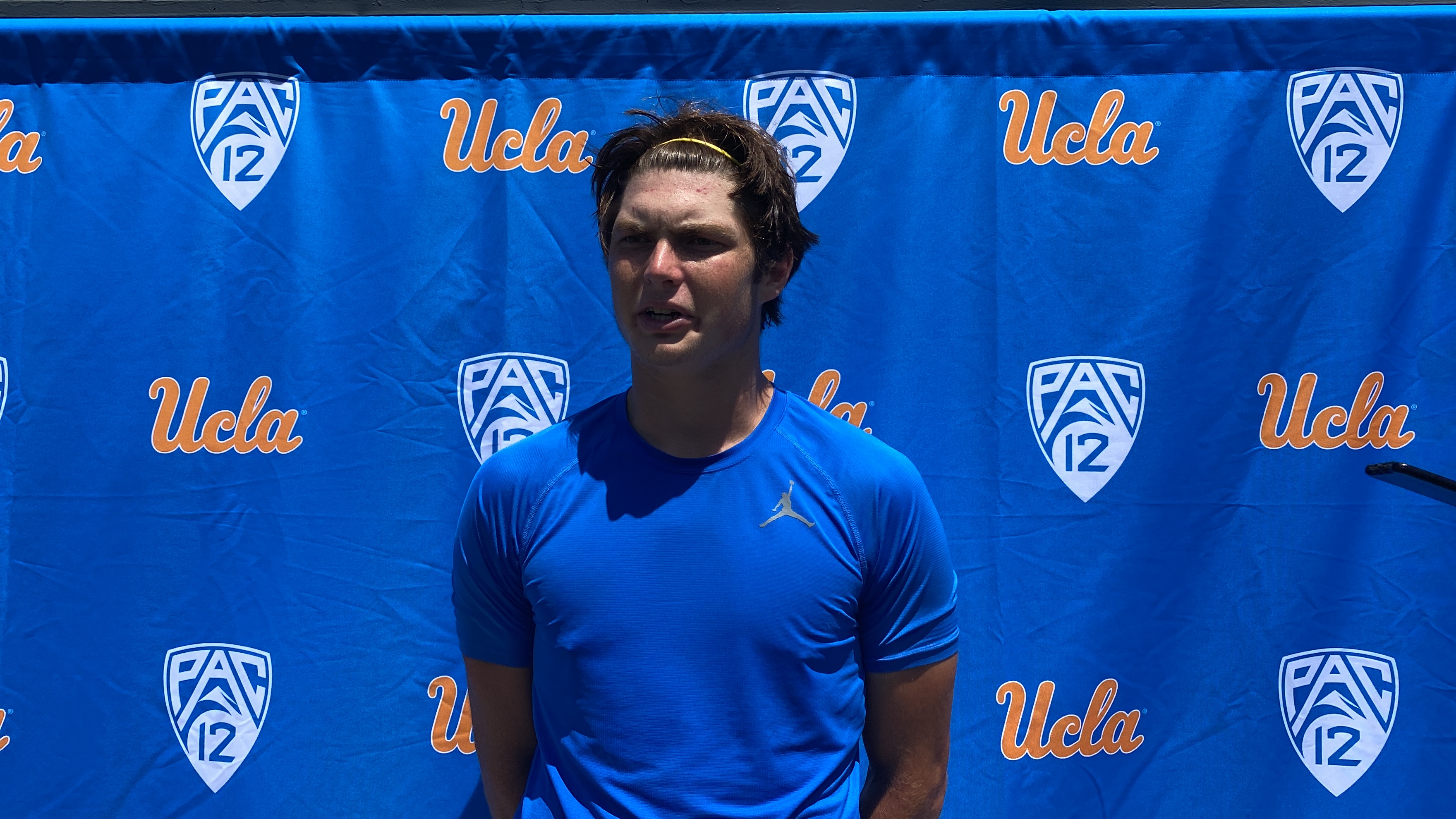 WATCH: Ethan Garbers on Backing Up DTR, Guiding Young UCLA QBs - Sports ...
