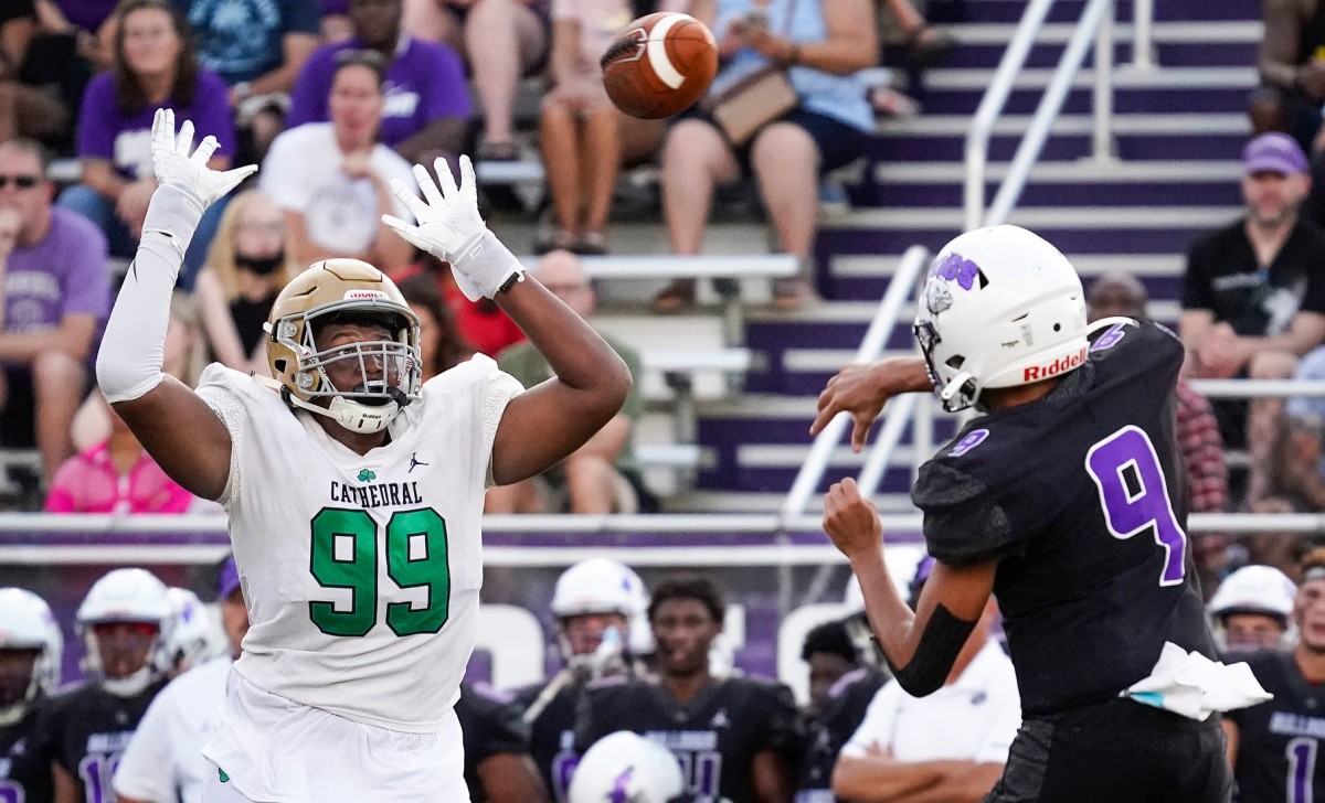Cathedral Defensive Lineman Kendrick Gilbert Commits to Purdue Football ...