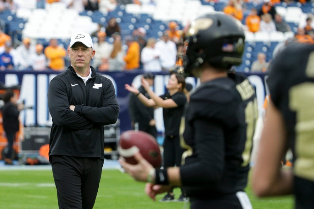 Jeff Brohm Previews Purdue Football's Season Opener Against Penn State ...