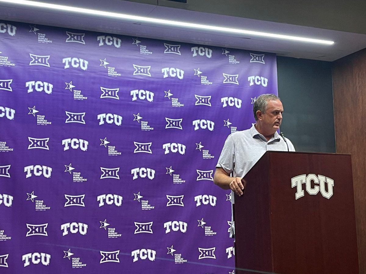 TCU Football: Dykes Meets With Media To Start Week One - Sports ...