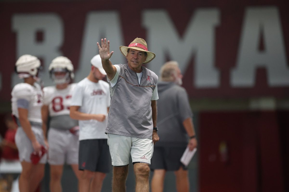 Nick Saban, Alabama Players Share Excitement Opening Season at Home ...