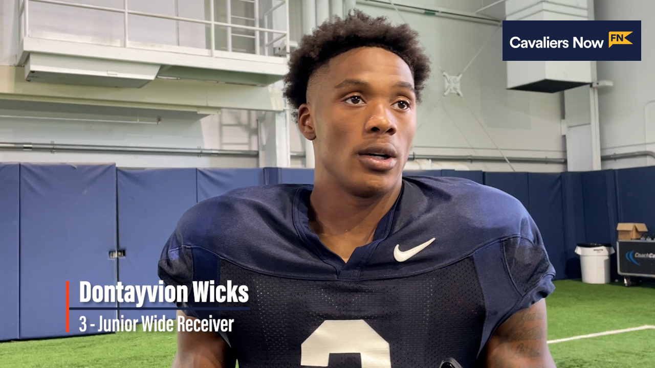 WATCH: Virginia WR Dontayvion Wicks Post-Practice Interview - Sports ...