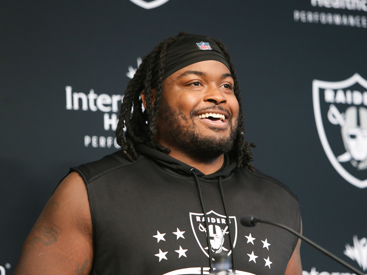 John Simpson is ready for year three with the Las Vegas Raiders ...