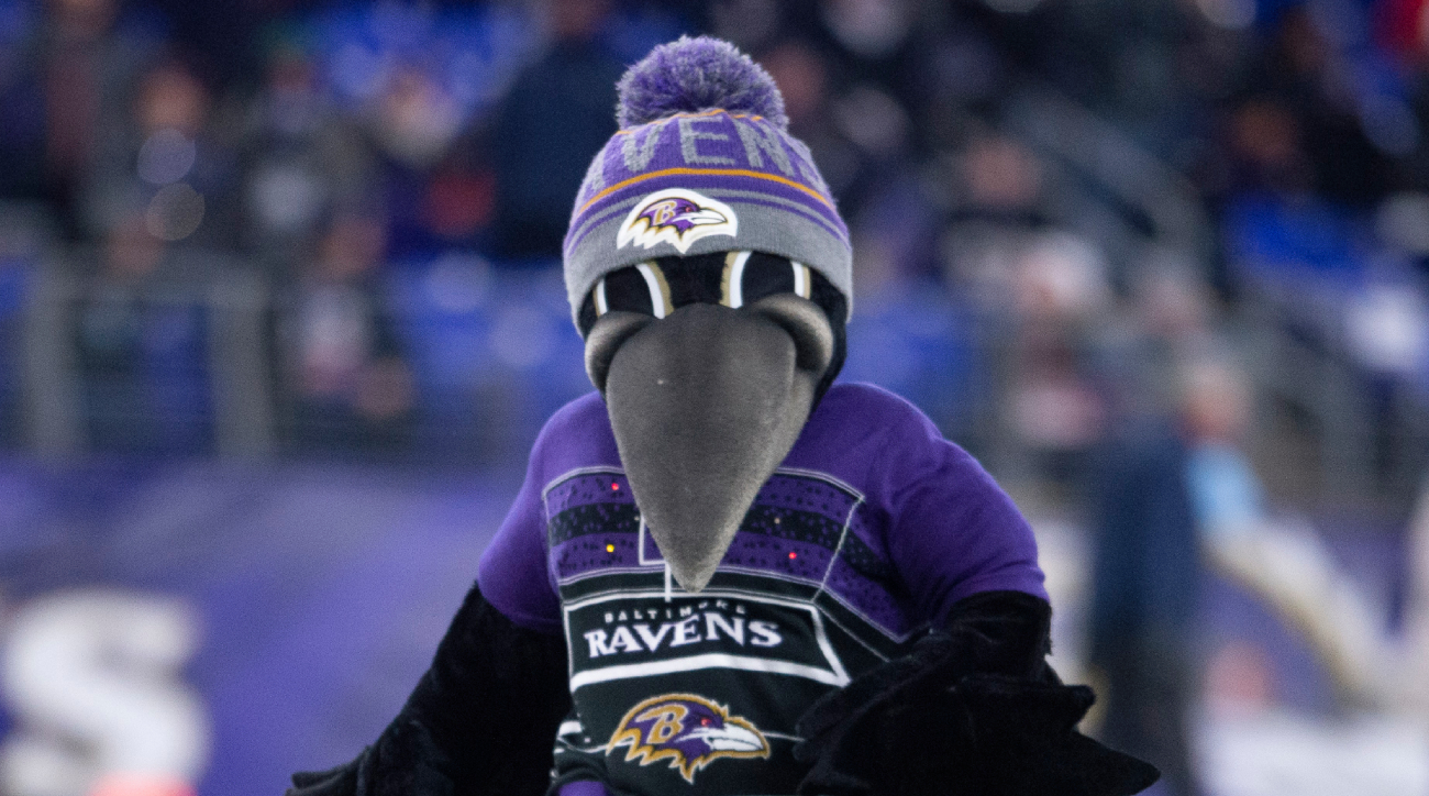 Ravens Mascot Poe Suffers Season-Ending Injury - Sports Illustrated