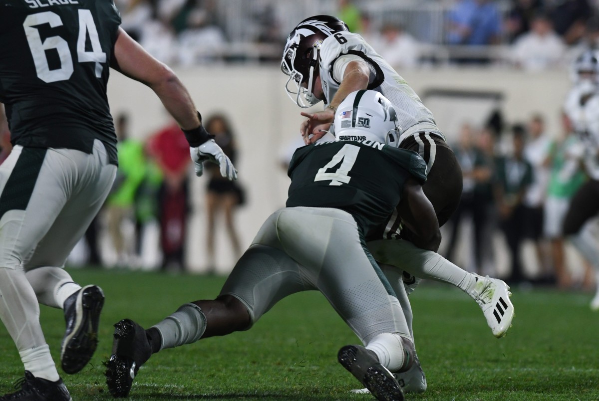 Michigan State football's Jacoby Windmon named Big Ten 'Defensive ...
