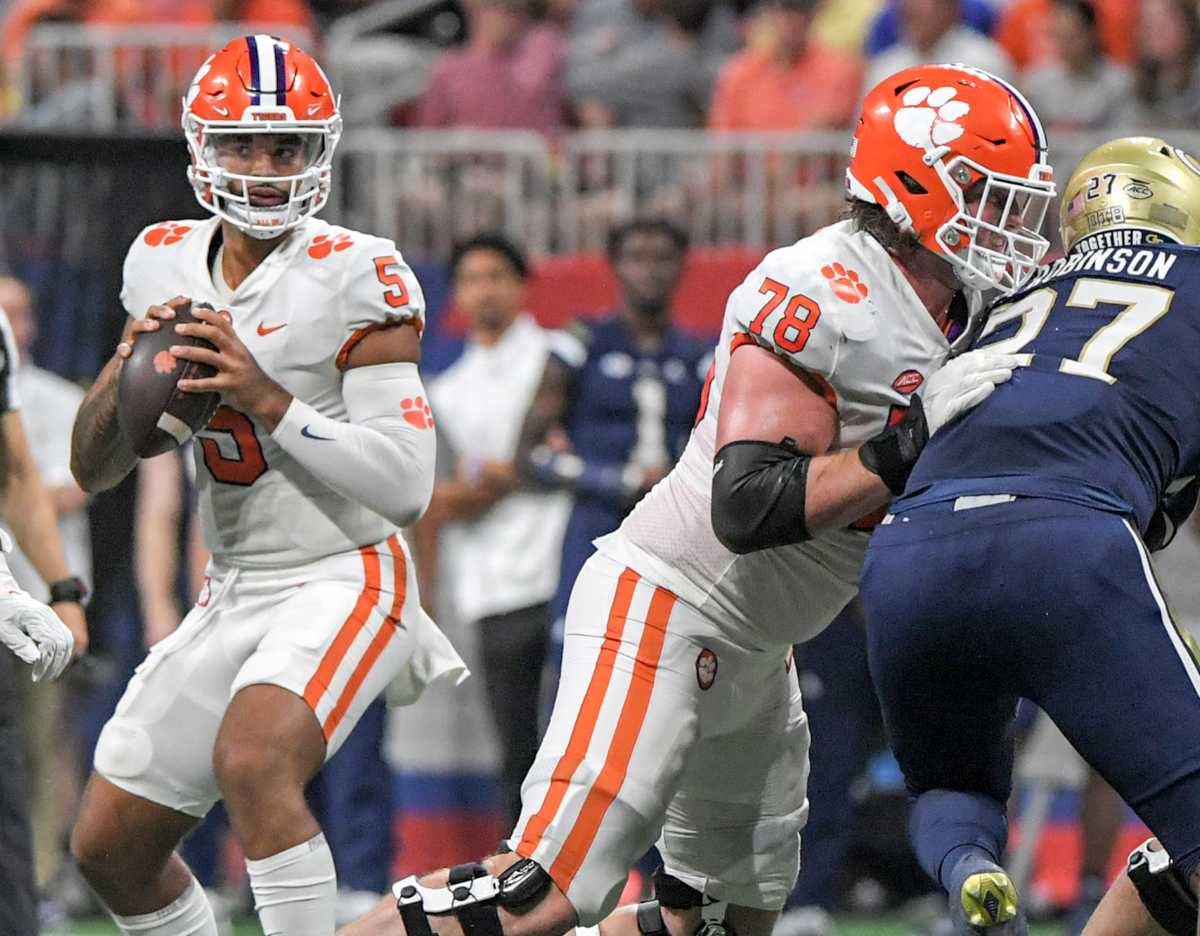 Clemson Tigers' OT Blake Miller was ‘Okay’ in First Start - Sports ...
