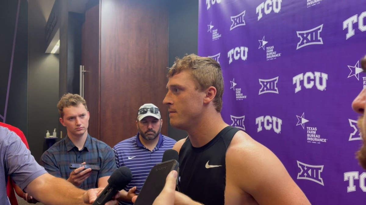Watch! Max Duggan Talks With Media Prior To Tarleton State - Sports Illustrated TCU Killer Frogs ...