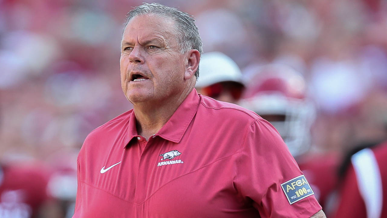Razorbacks' coach Sam Pittman's final press conference ahead of South ...