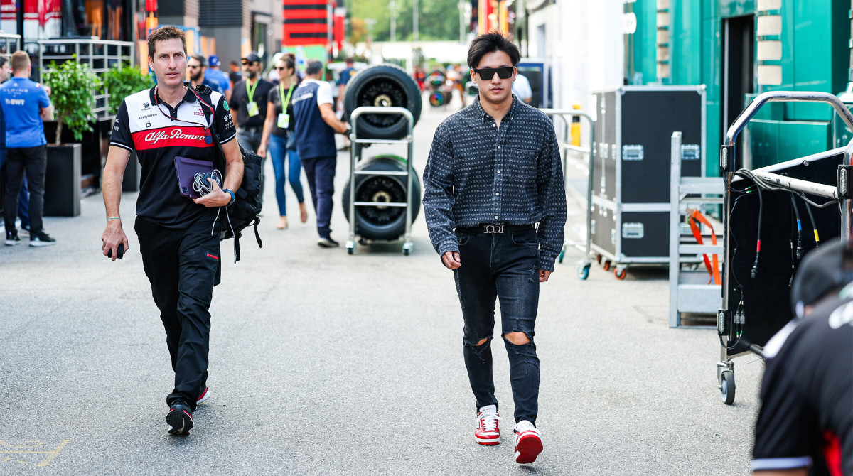 Zhou Guanyu discusses F1 Italian Grand Prix in Monza, Kobe Bryant and ...