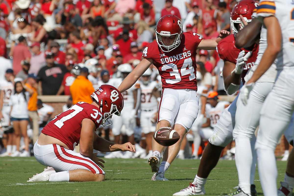 Oklahoma K Zach Schmit Shaking Off Early Nerves And 'Ready to Go' When ...