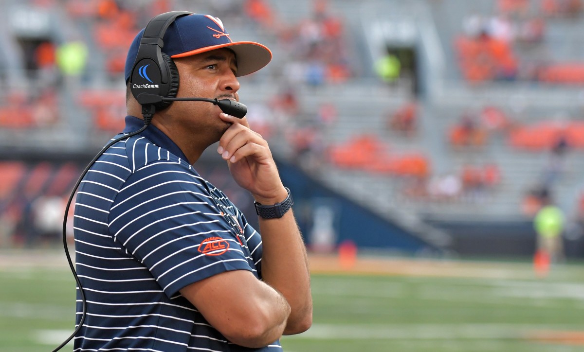 Tony Elliott: "Rough Day at the Office" for Virginia Football in Loss ...