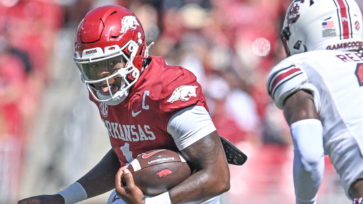 How long can Razorbacks out-run opponents who can't hit key passes ...