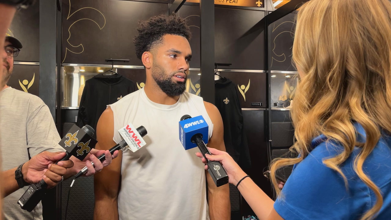 Chris Olave Talks with Reporters in Week 1 - Sports Illustrated New ...