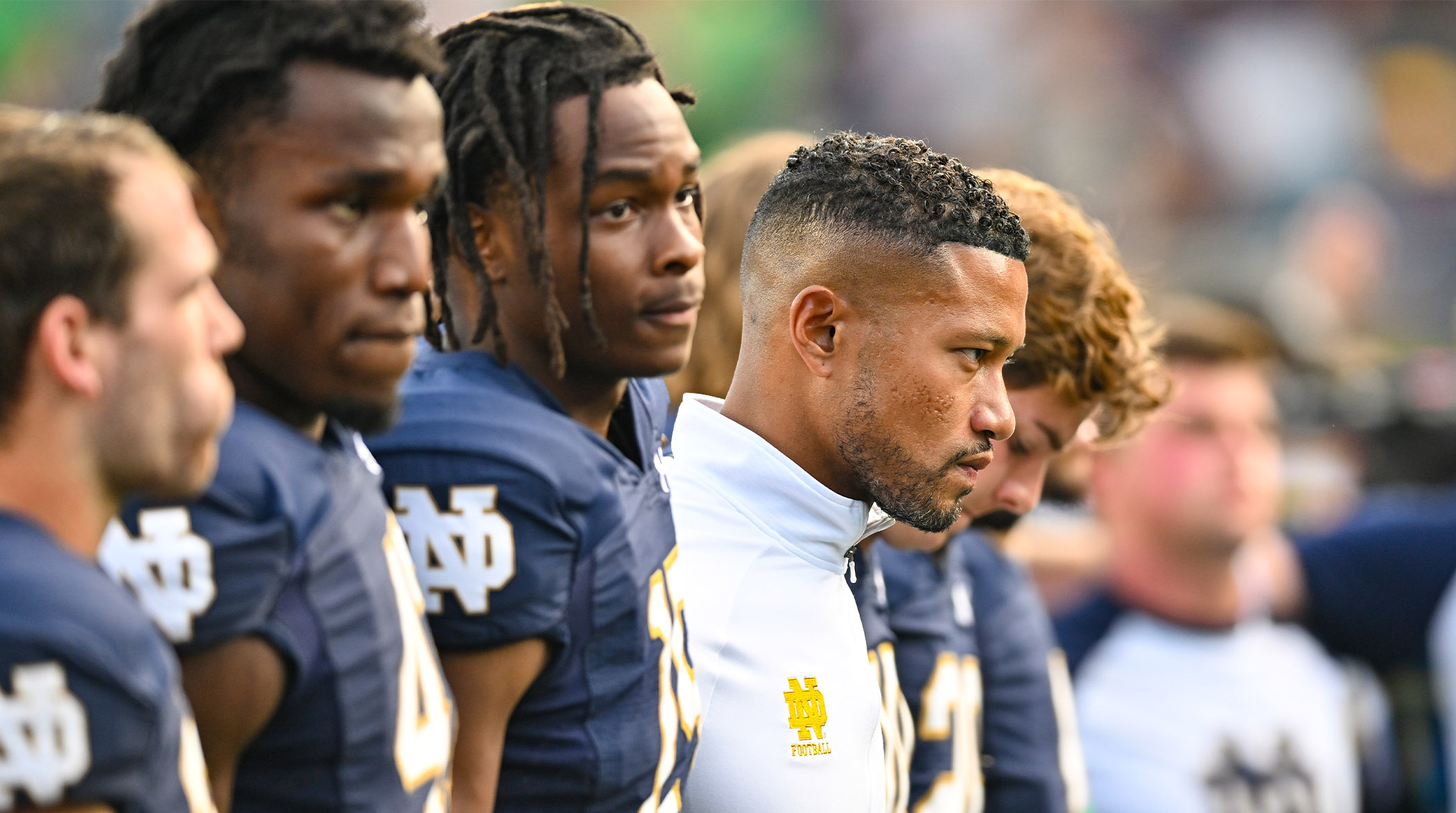 Marcus Freeman Makes Notre Dame History After Marshall’s Upset - Sports ...