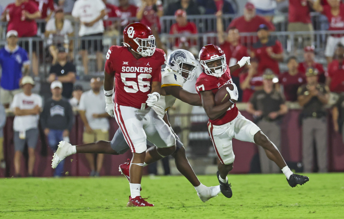 How Marvin Mims' Career Day Sparked Oklahoma's Offense Against Kent ...
