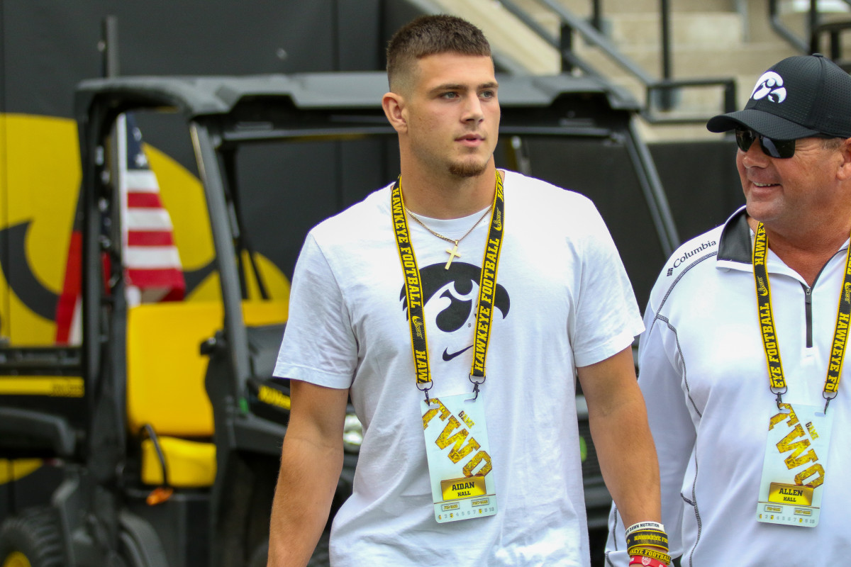 Aidan Hall Proud to Rep Home State at Iowa - Sports Illustrated Iowa ...