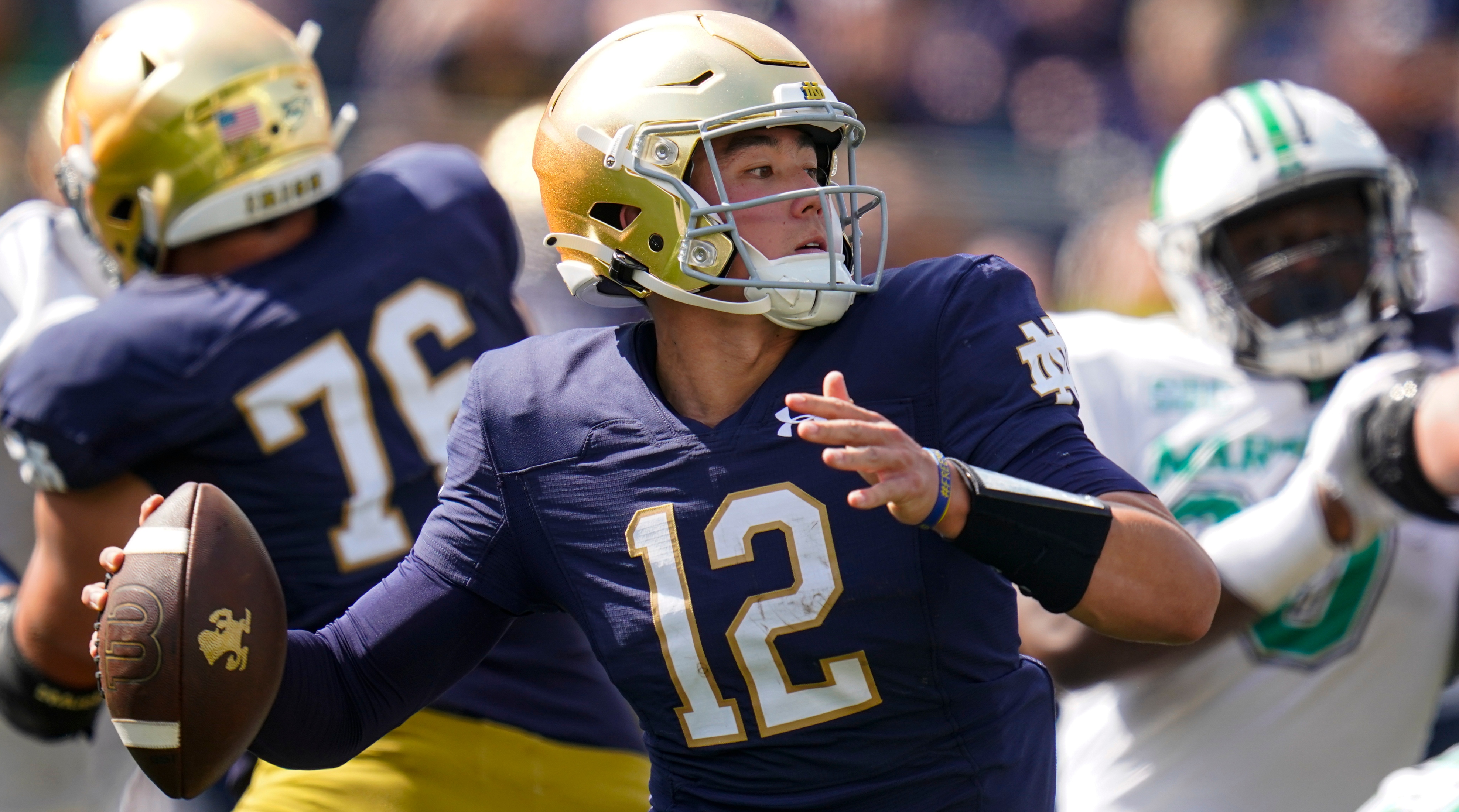 Notre Dame QB Tyler Buchner Has AC Sprain, Likely Out for Rest of 2022 ...