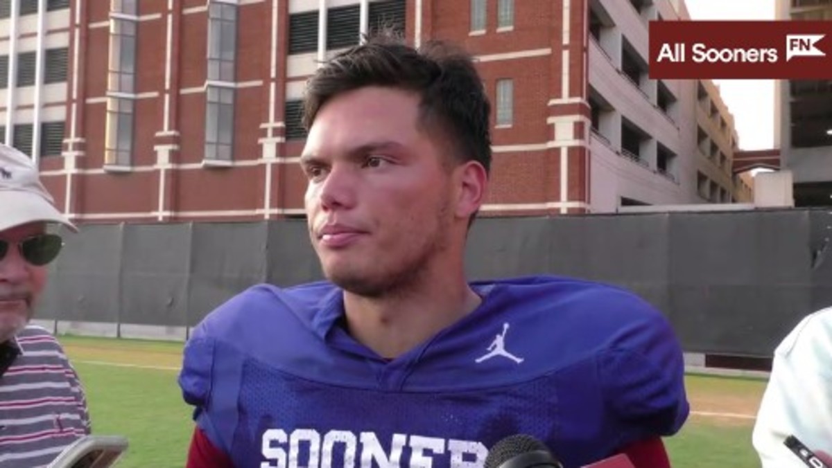 WATCH: Oklahoma QB Dillon Gabriel Interview - Sports Illustrated ...