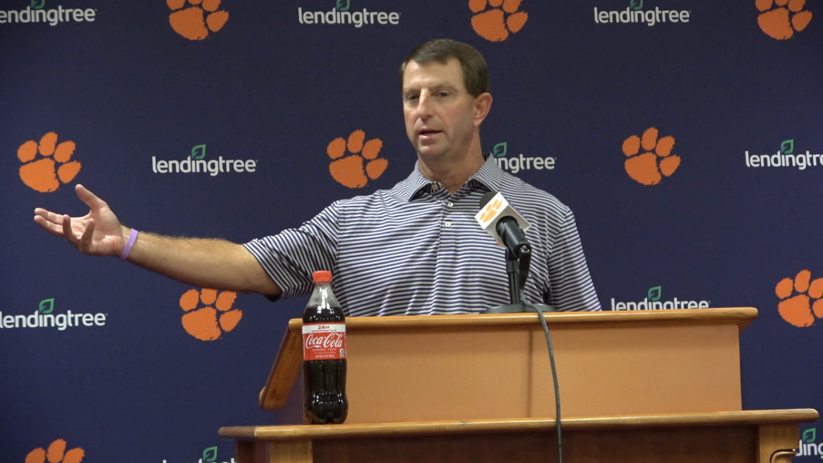Swinney Speaks Out on WRs: 'We don't really have older guys' - Sports ...