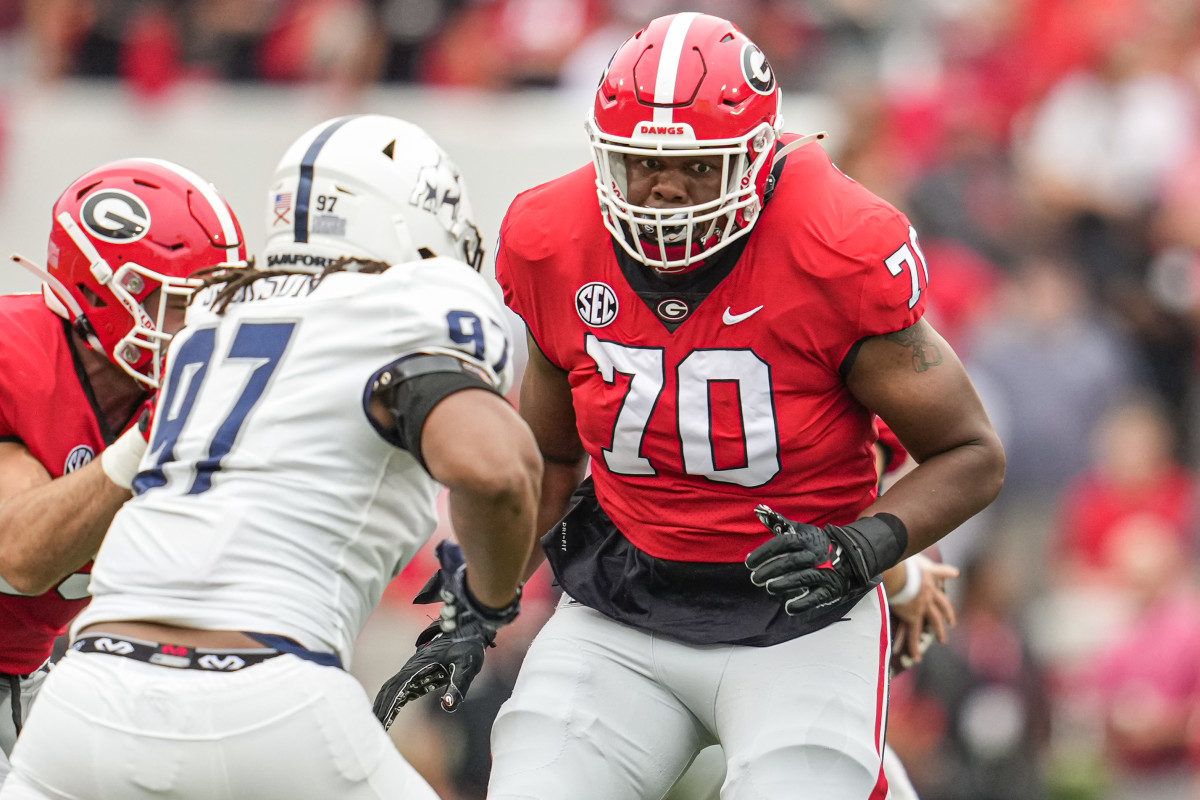 Georgia Football Offensive Line Will Challenge South Carolina Gamecocks ...