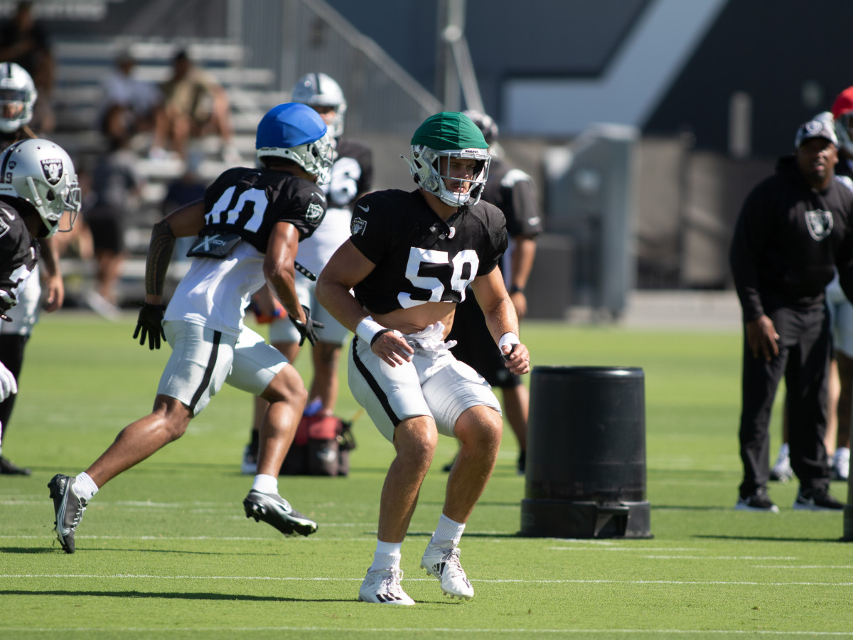 From the locker room: Las Vegas Raiders Luke Masterson - Sports ...