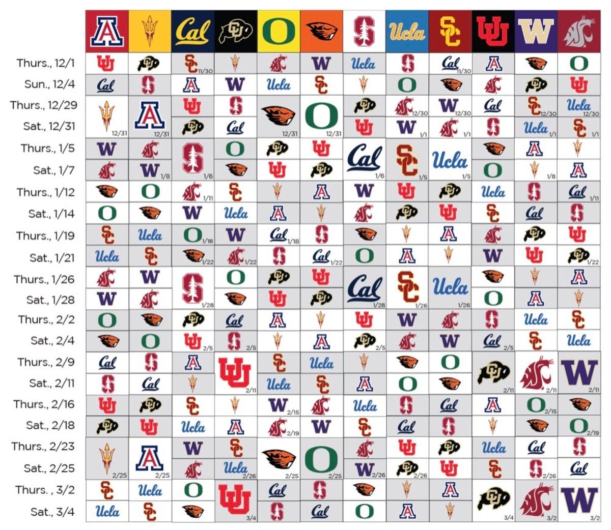 Cal Basketball Pac 12 Announces 2022 23 Conference Schedule Sports