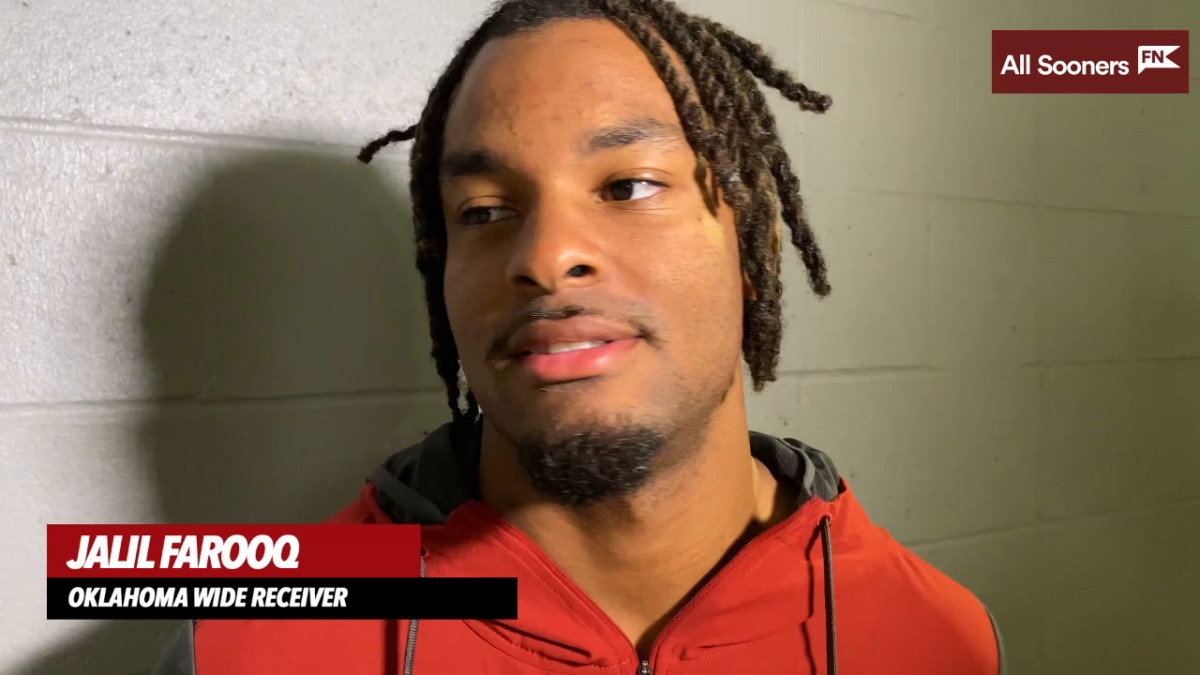 WATCH: Oklahoma WR Jalil Farooq Nebraska Postgame - Sports Illustrated ...