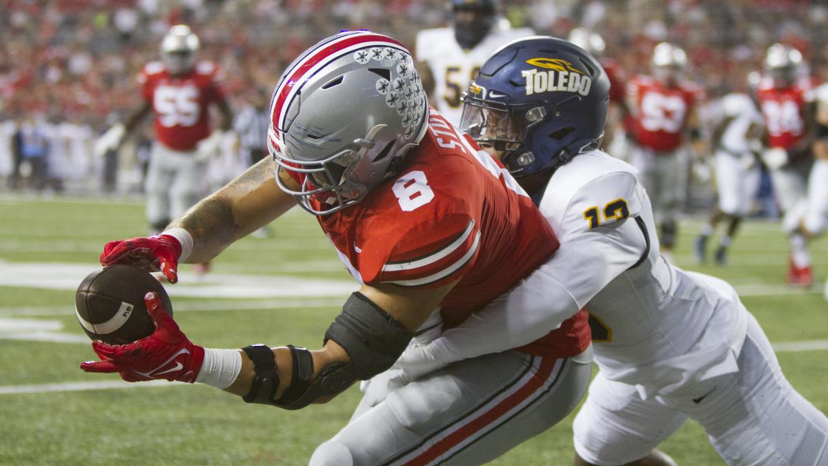 Ohio State TE Cade Stover Becoming Weapon In Passing Game - Sports ...