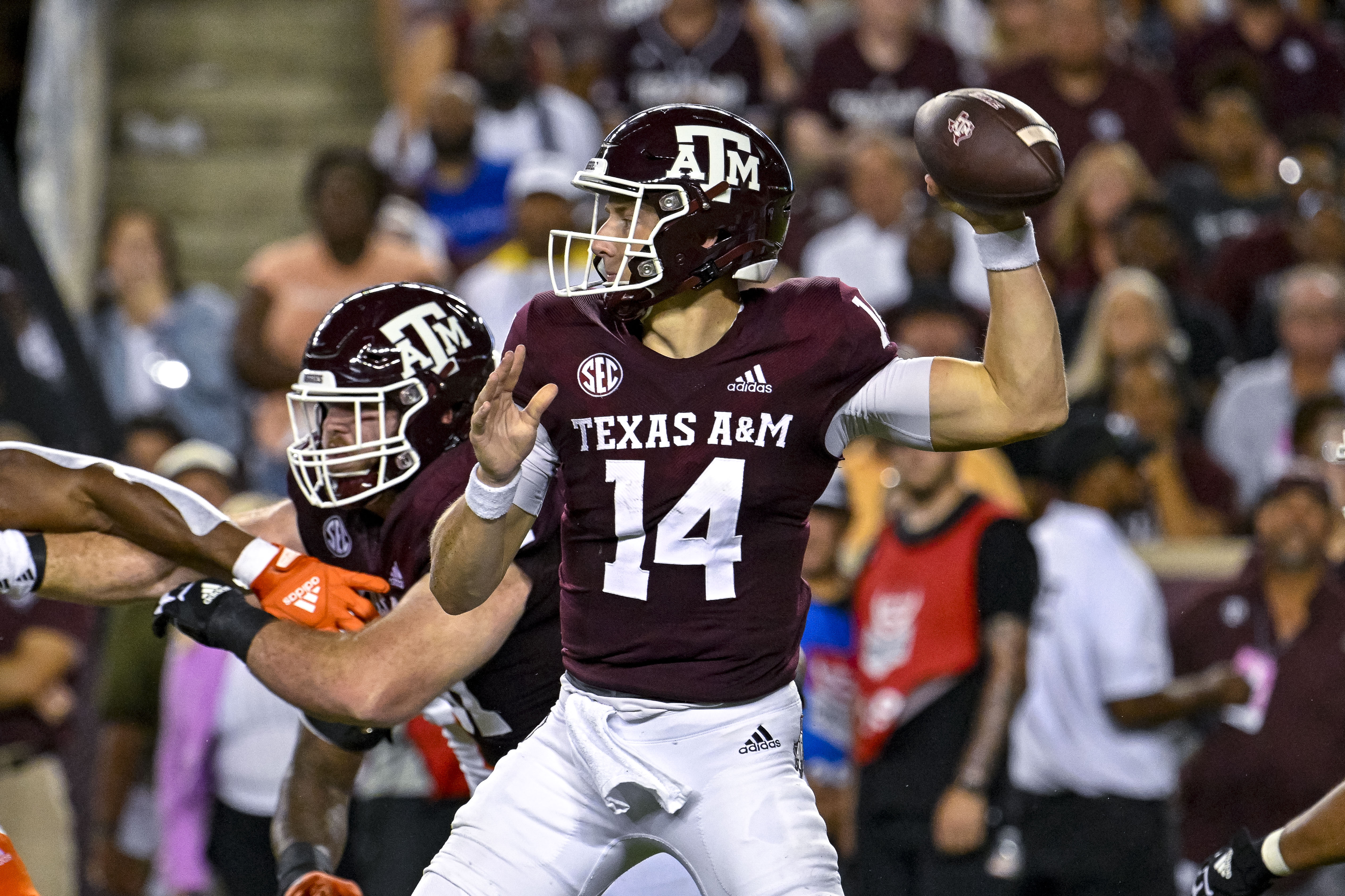 Max Johnson Does Just Enough in 'Freaking Awesome' First Texas A&M ...