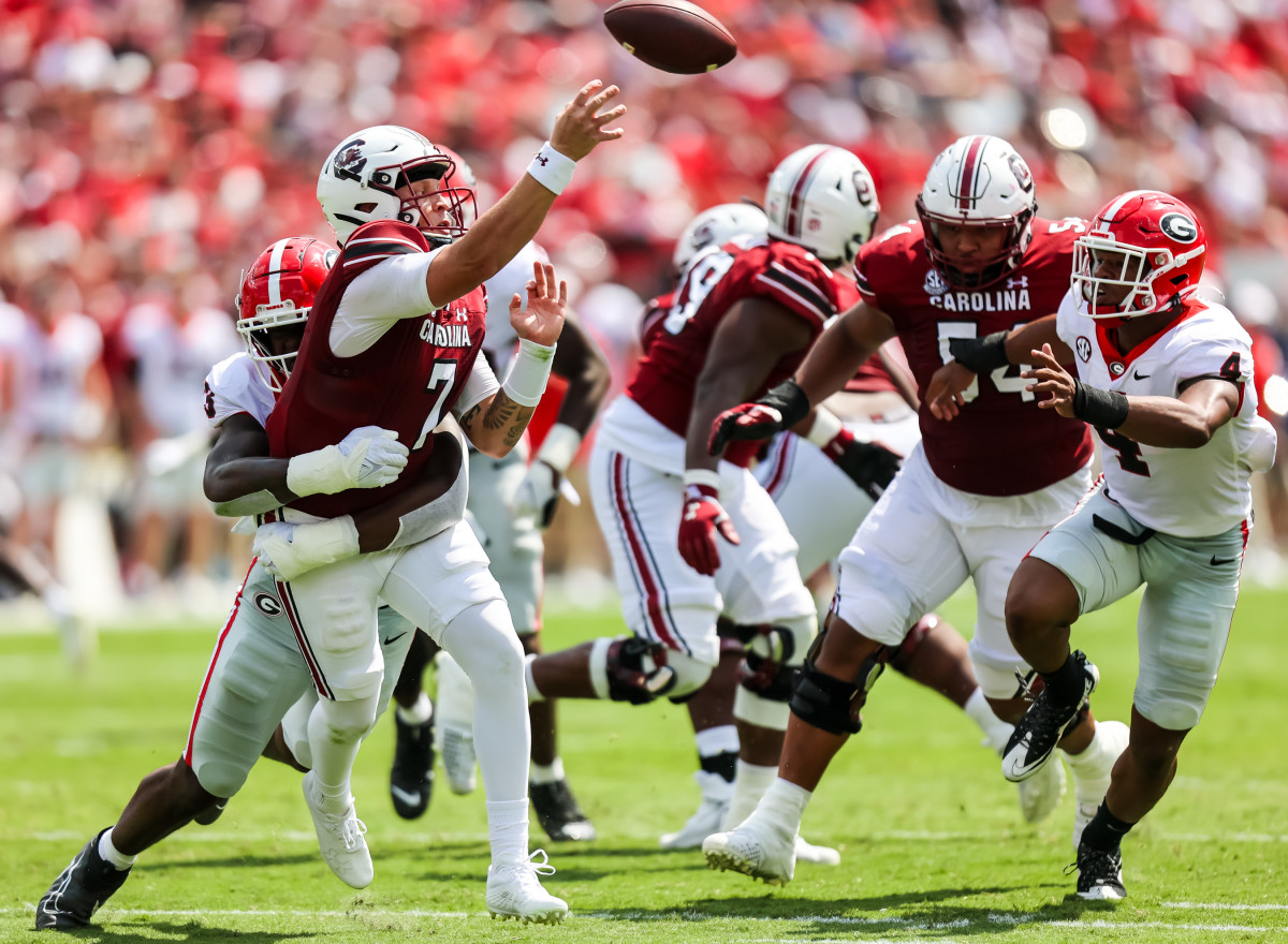 South Carolina Quarterback Spencer Rattler Speaks To Media After ...