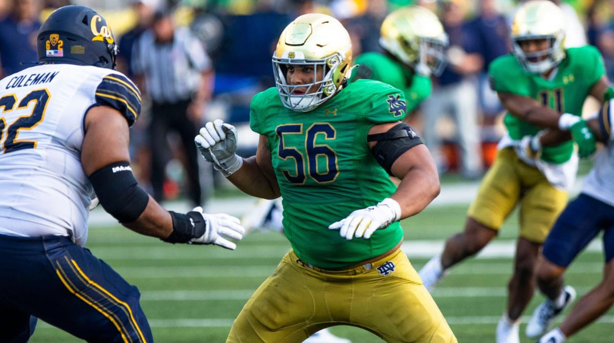 Notre Dame Head Coach Marcus Freeman Updates Injuries To Howard Cross ...