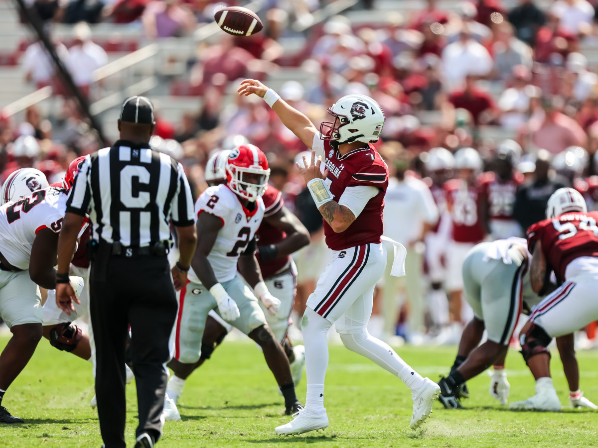 South Carolina Quarterback Spencer Rattler Struggling With Repeated ...