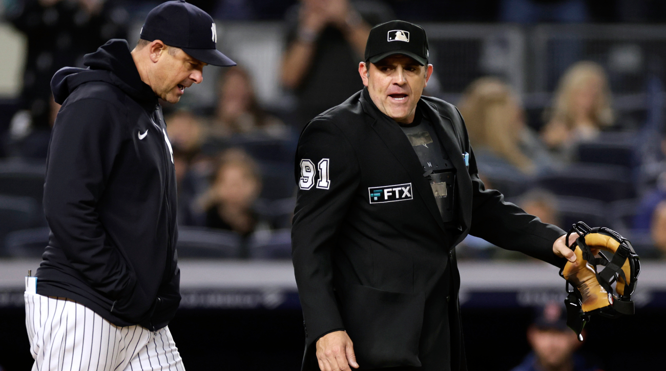 Yankees’ Aaron Boone, Gerrit Cole Ejected After Arguing With Umpire ...