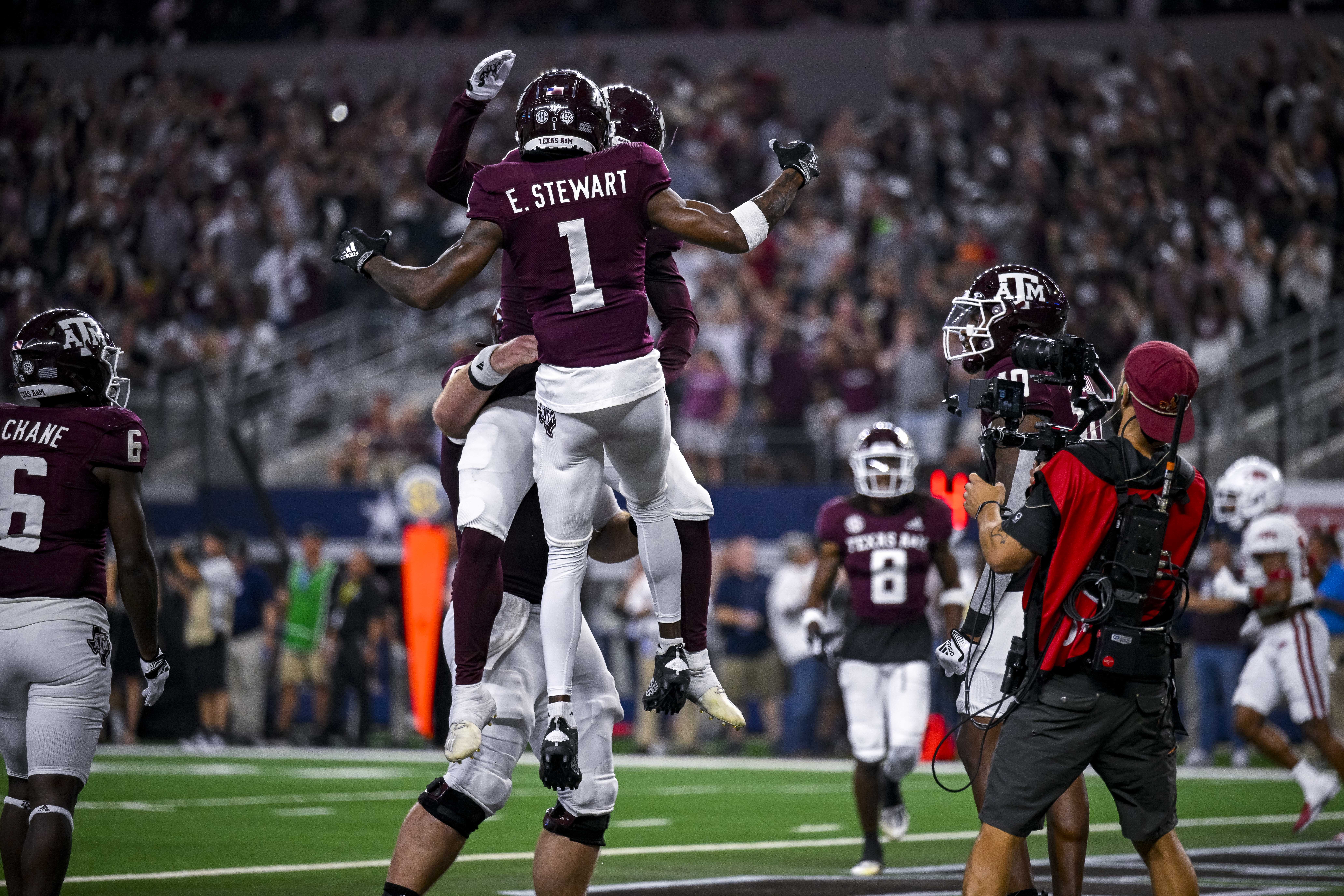 No. 23 Texas A&M Aggies Rally, Hang On to Beat No. 10 Arkansas ...